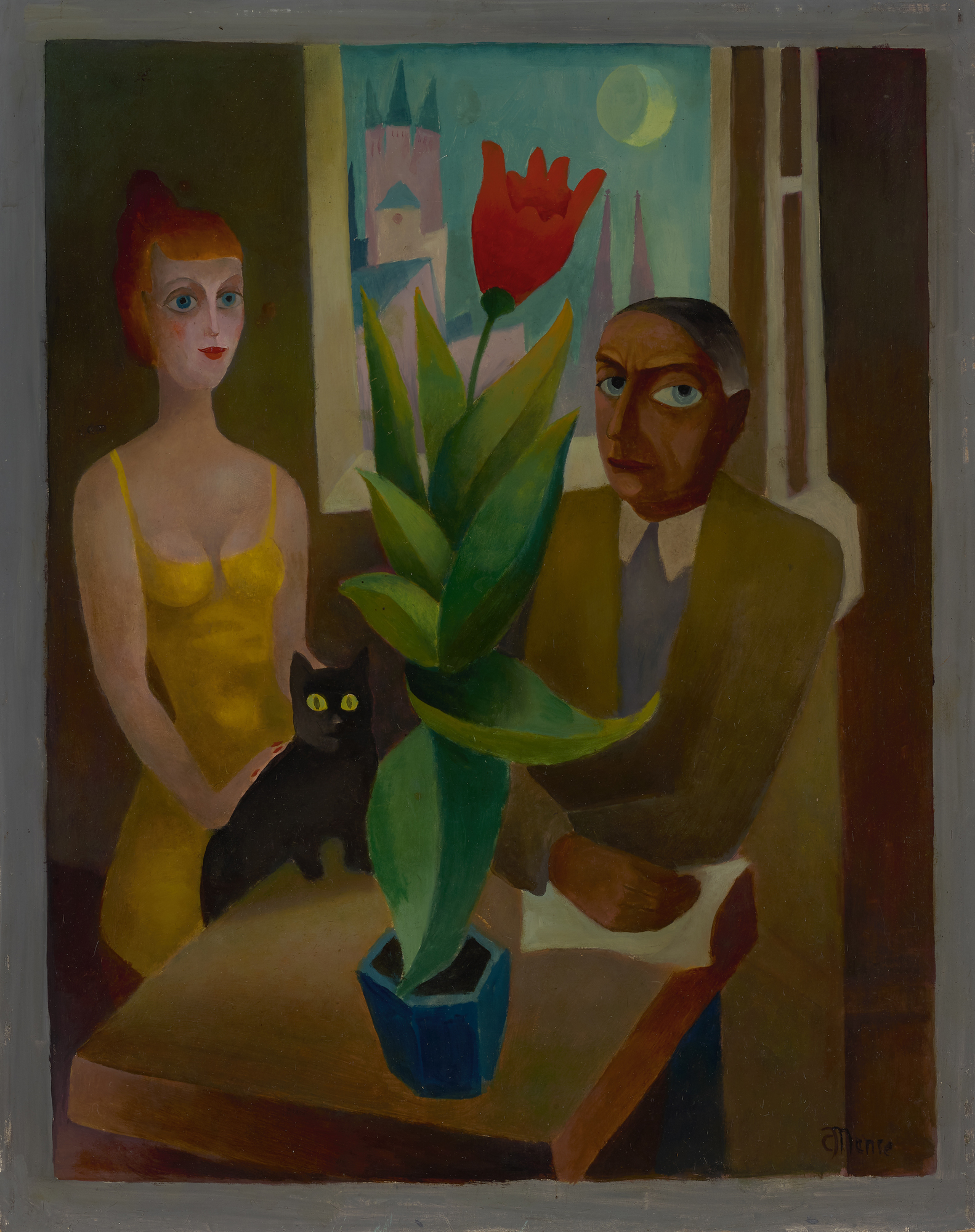Lenbachhaus - Sammlung Online - Carlo Mense, Liebespaar, 1919